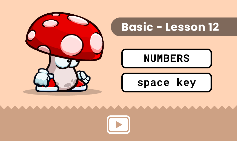 Number Keys - Lesson 12 - Typing Practice