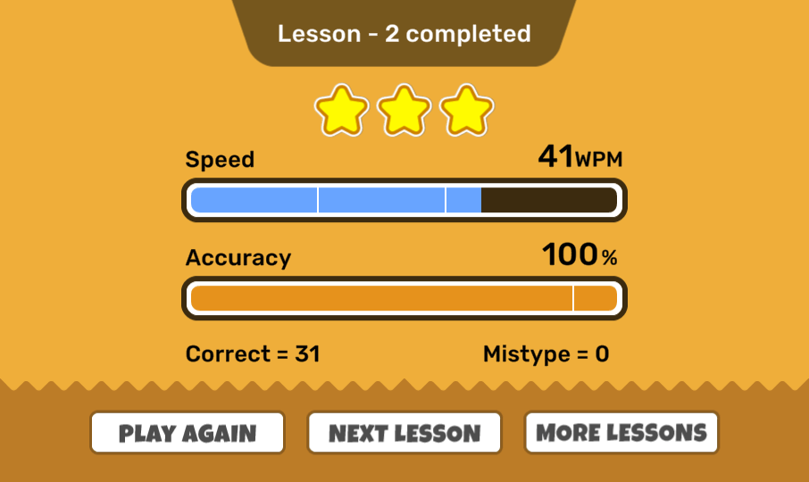 SLA; Keys - Lesson 2 - Typing Practice