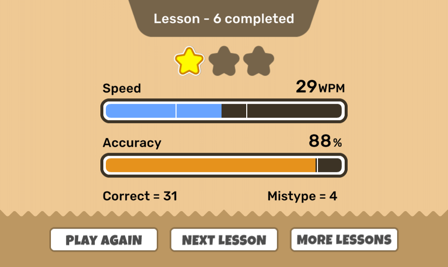 WOQP Keys - Lesson 6 - Typing Practice